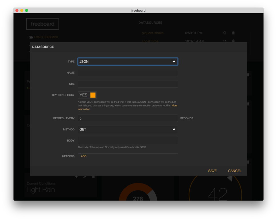 Freeboard, web dashboards made easy - iotlasvegas
